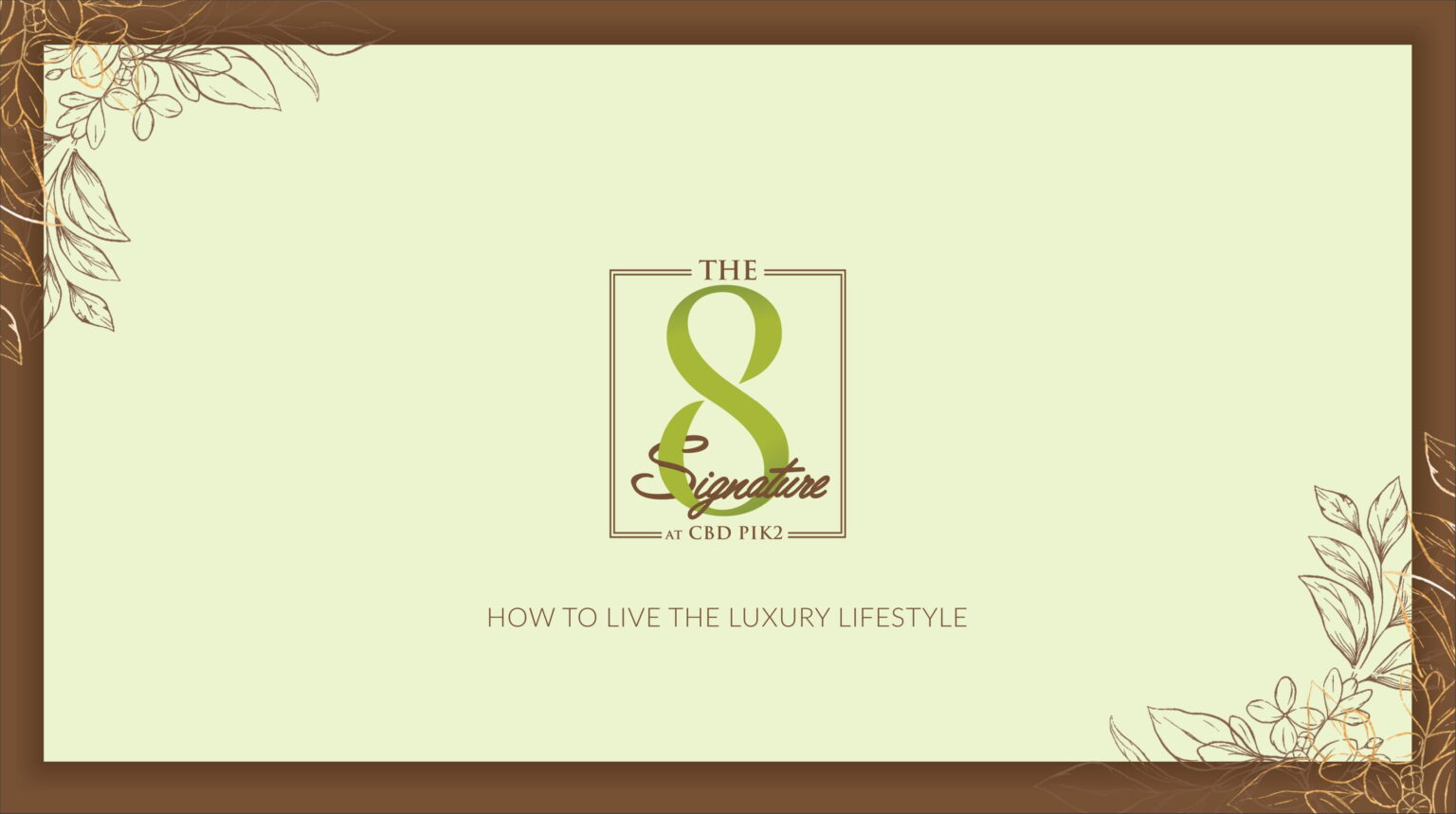 The 8 Signature - Signature Tower PIK2 | PIK Property