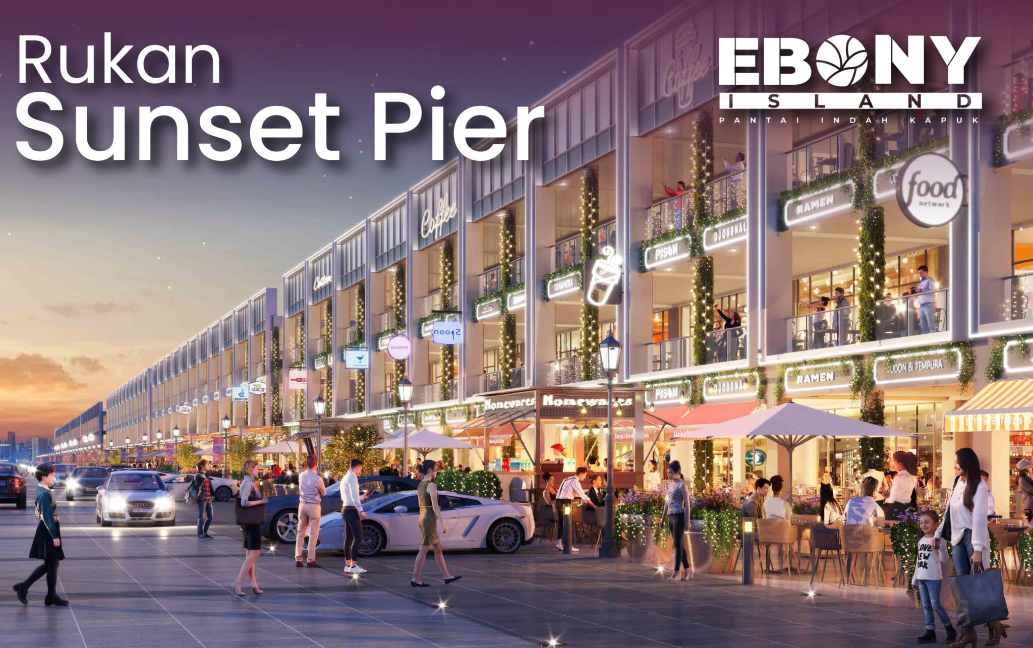 Rukan Sunset Pier @Ebony Island | PIK Property