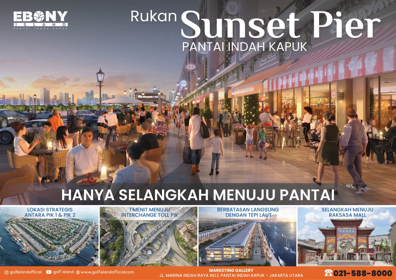 Rukan Sunset Pier @Ebony Island | PIK Property